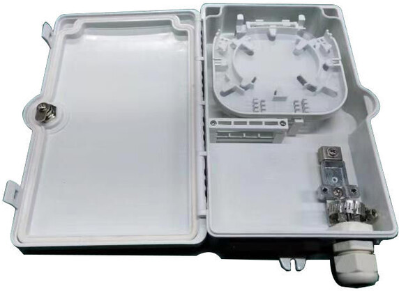 Fiberboks FCS-4B 8F, 4xSC/8xLC, IP55 skjøting, inkl kassett | Melbye