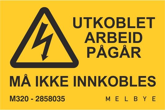 Utkoblet arbeid pågår | Melbye