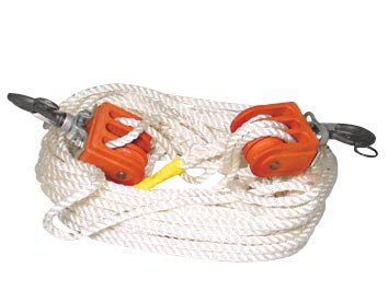 Tautalje med doble blokker med polypropylen tau 12mm | Melbye