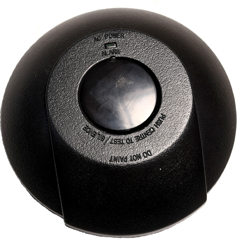 Røykvarsler 230V Optisk varsler trådløs Sort | Melbye