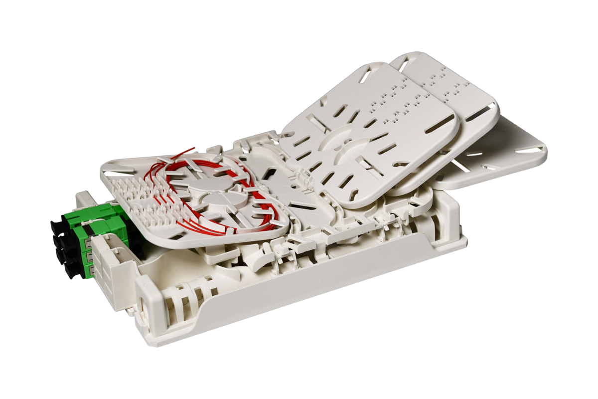 Fiberboks 12F IP20 Inkl. SC/APC adapt/pig | Melbye